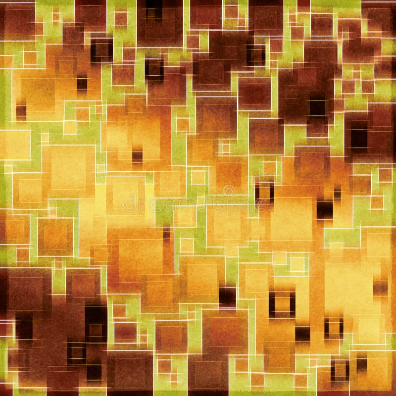 Retro Square Pattern Design Stock Illustration - Illustration of retro ...