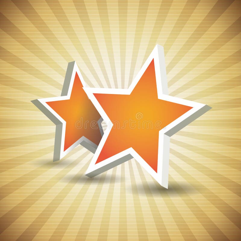 Retro star poster stock vector. Illustration of vector - 26579351