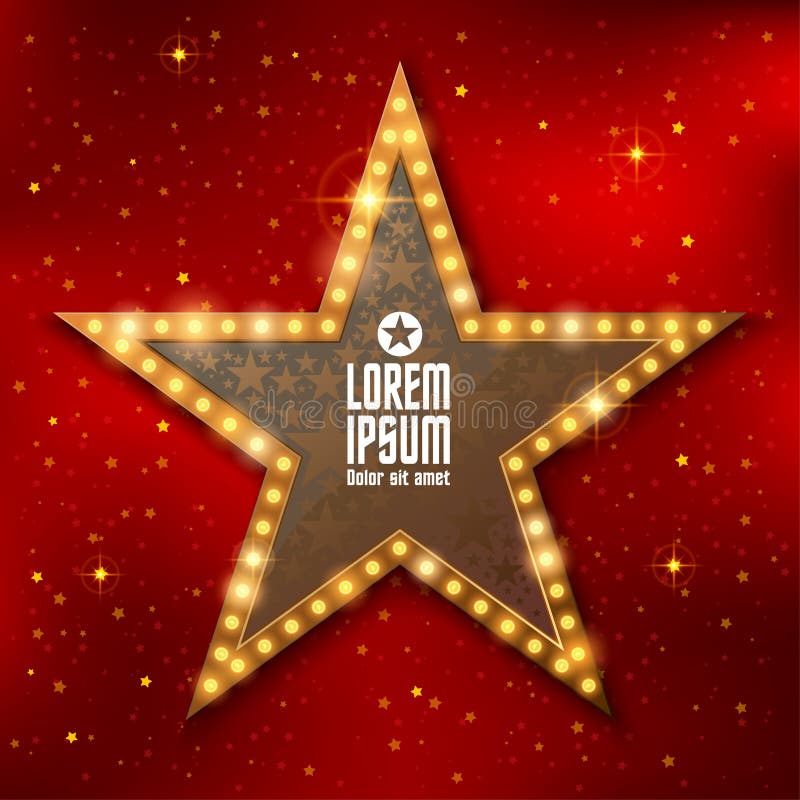 Retro Star Background stock vector. Illustration of atomic - 6594470