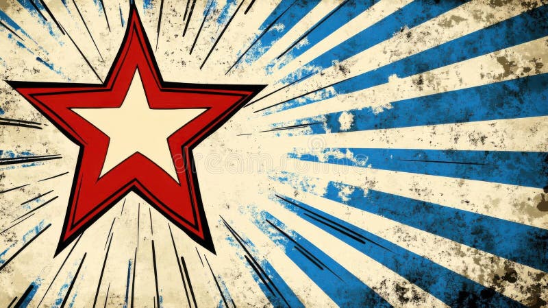 Retro Starburst Grunge Background Stock Illustration - Illustration of ...