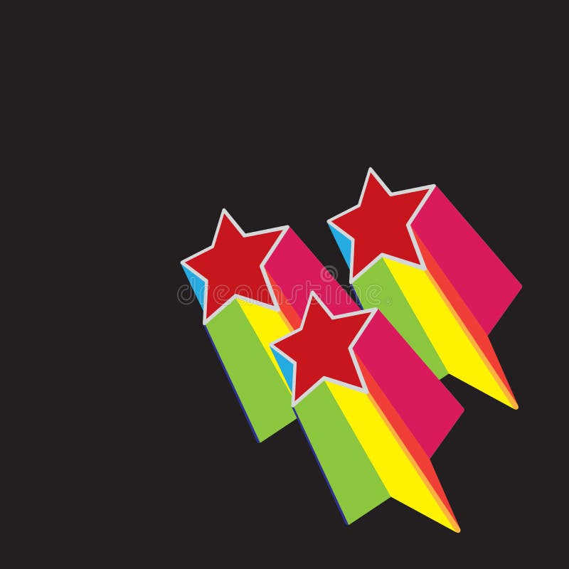 Rainbow stars stock vector. Illustration of artist, background - 11143251