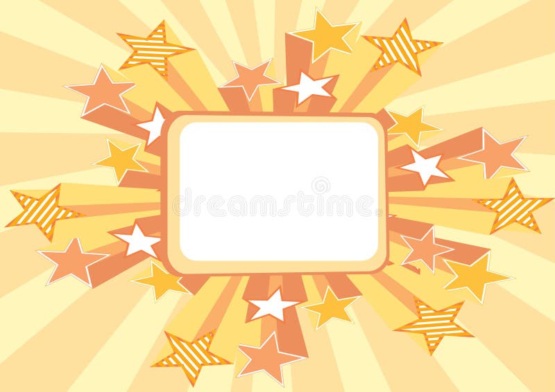 Retro stars background stock vector. Illustration of styled - 15162484