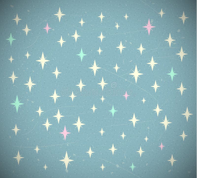 Retro starry background stock vector. Illustration of background ...