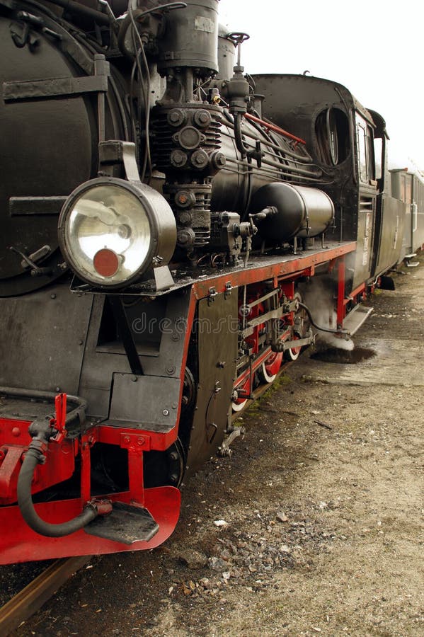 Retro steam locomotive stock image. Image of railroad - 140612599