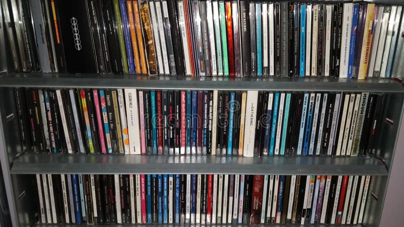 Various Compact Disc Collection Editorial Stock Photo - Image of ...