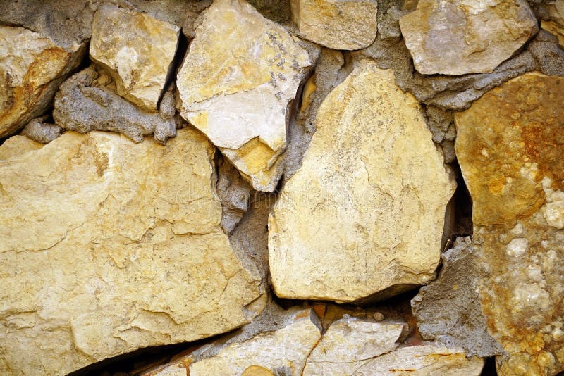 Retro Stone Wall Background Texture Stock Image - Image of closeup ...