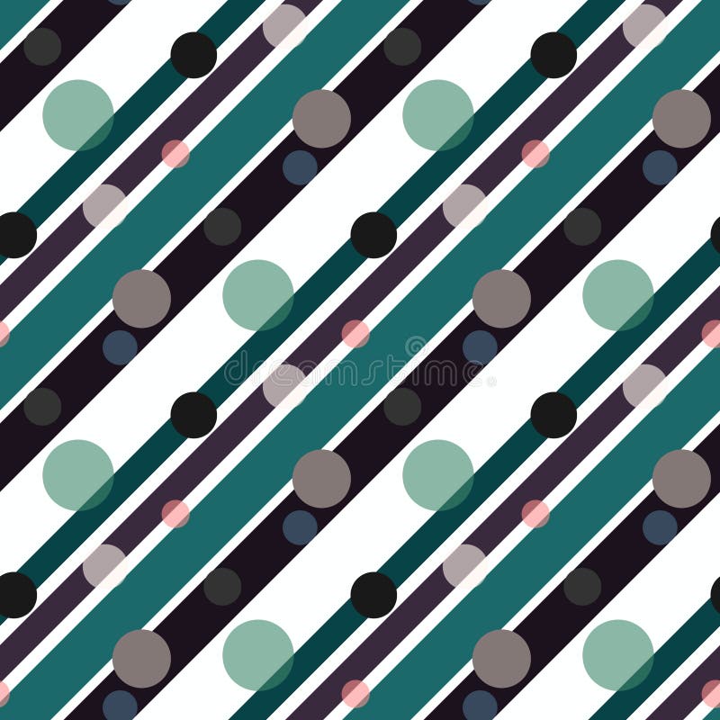 Retro Stripe Pattern with Navy Blue, White, and Black Parallel Stripe ...