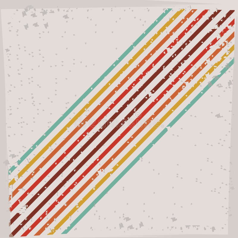 Retro and Striped Background Design Stock Vector - Illustration of ...