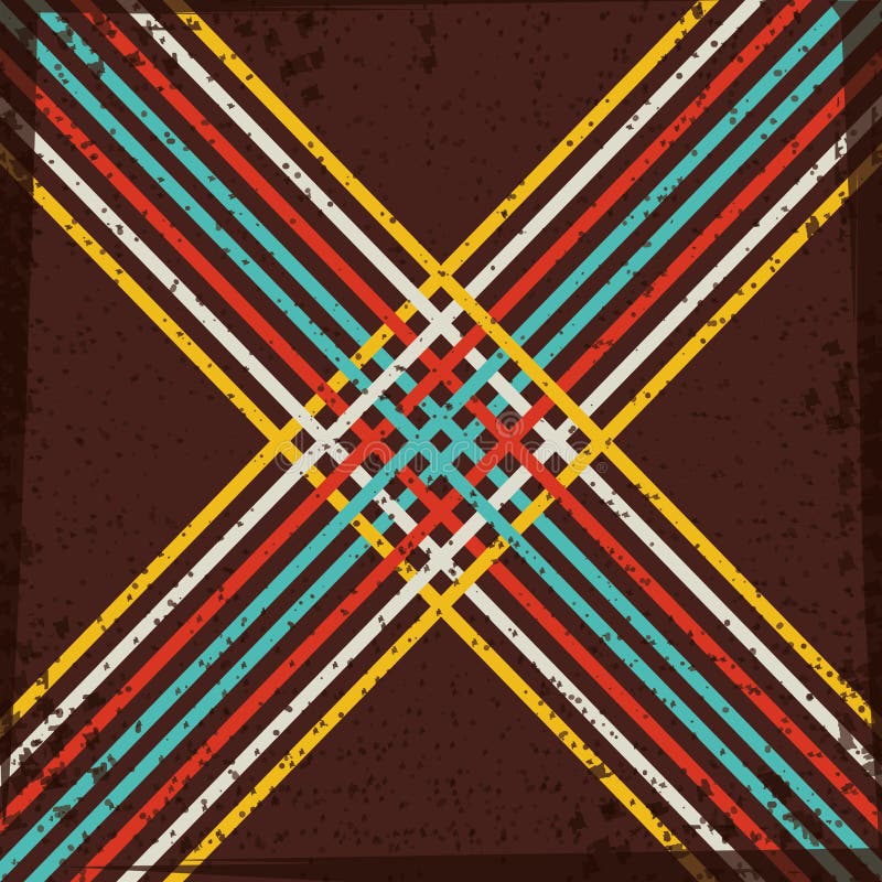 Retro and Striped Background Design Stock Vector - Illustration of ...