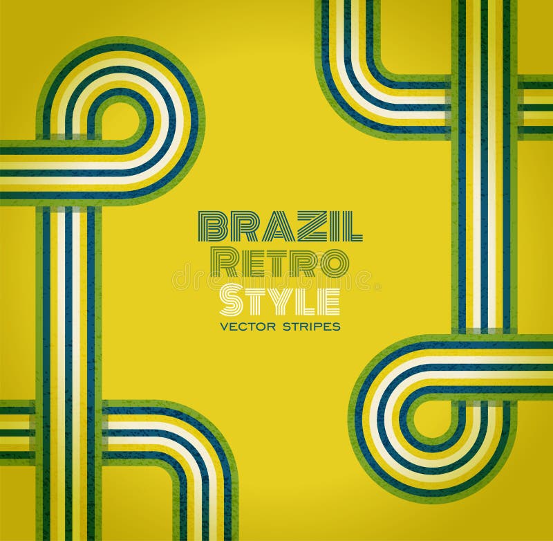 Retro Stripes Funky Numbers Set Stock Vector - Illustration of math ...