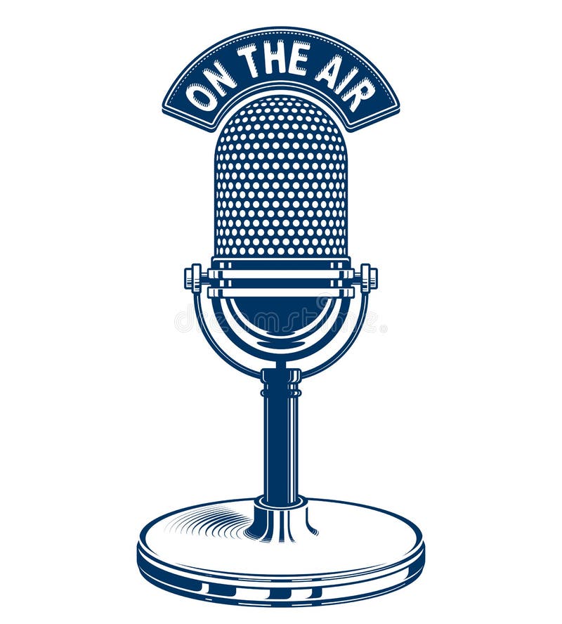 Retro Studio Microphone Stock Illustrations – 31,468 Retro Studio ...