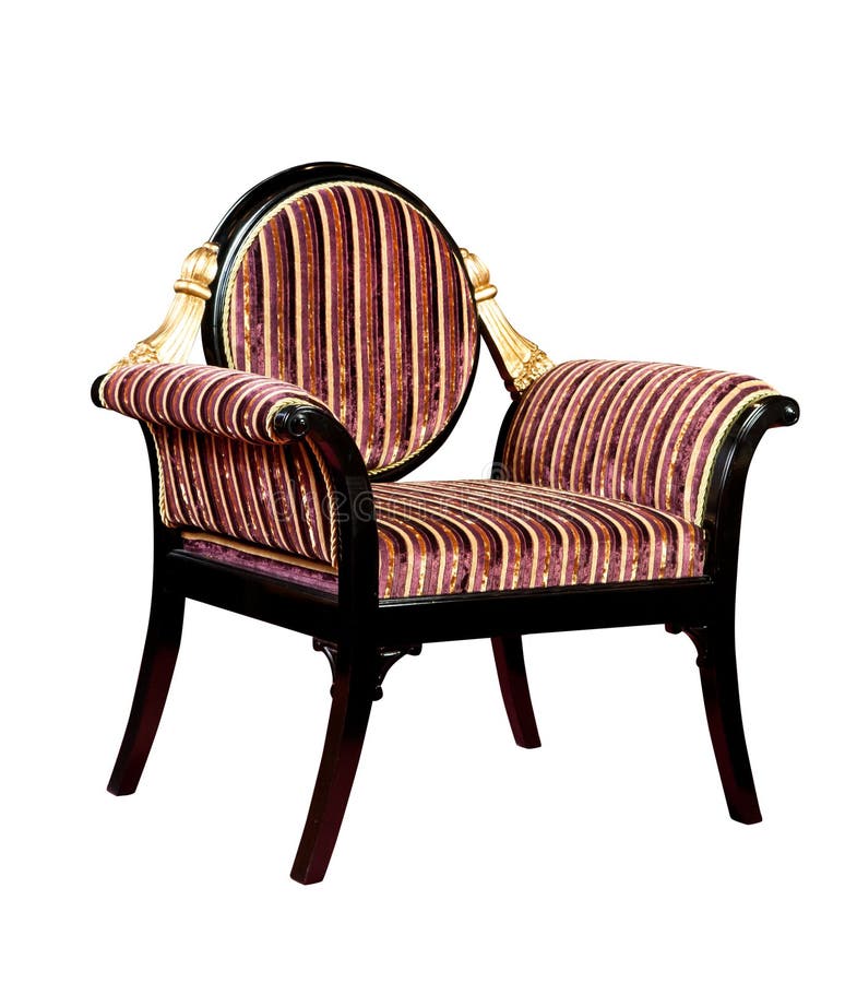 Red vintage chair stock photo. Image of luxury, nobility - 16990980
