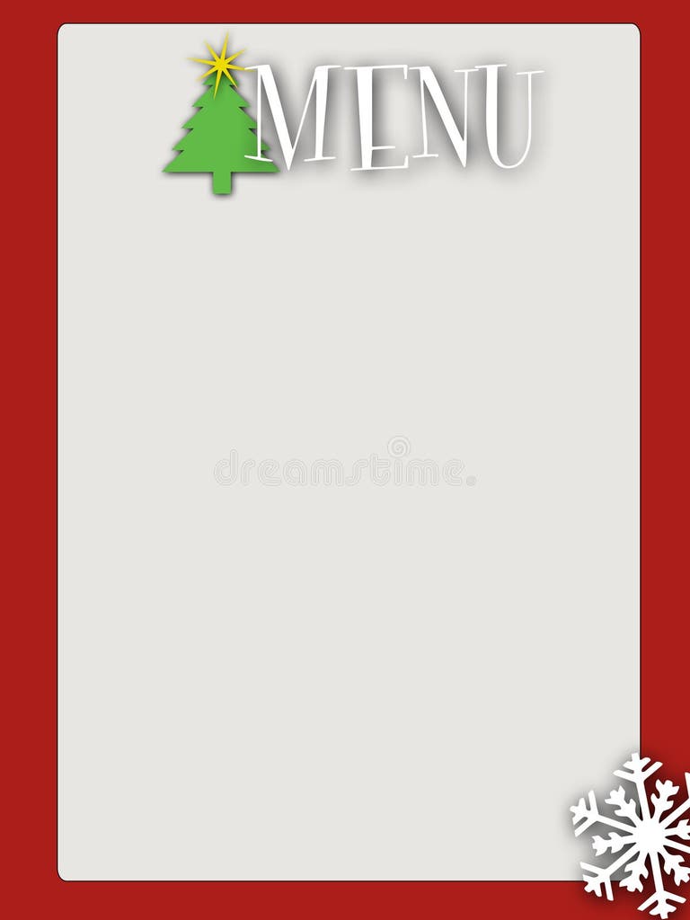 Blank Festive Menu Stock Illustrations – 1,172 Blank Festive Menu Stock ...