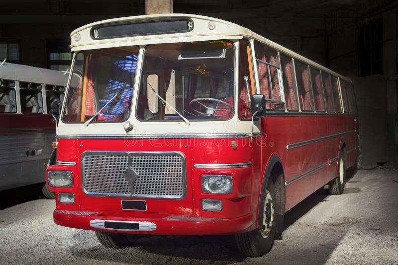 Retro style bus. Toned stock photo. Image of auto, nostalgic - 80638192