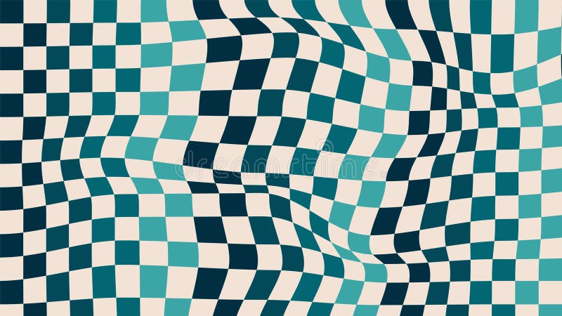 Retro Style Checkerboard Design. Vector Pattern, Poster, Card, Social ...