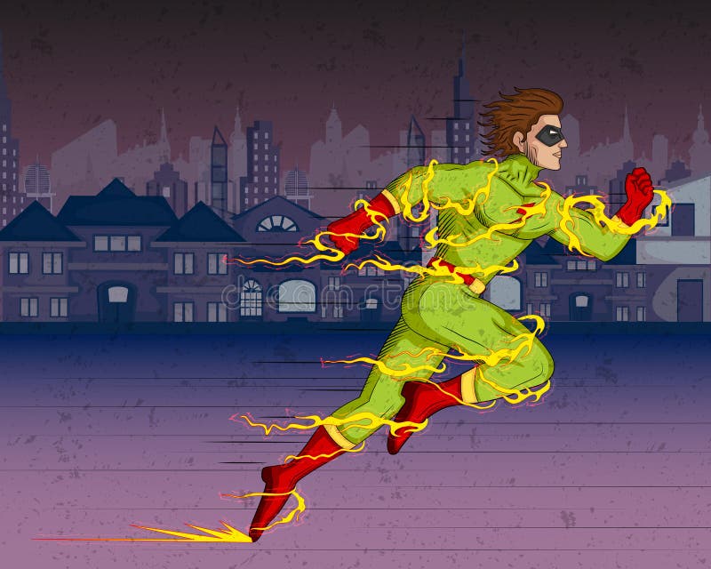 Retro Style Comics Superhero Stock Vector - Illustration of power ...