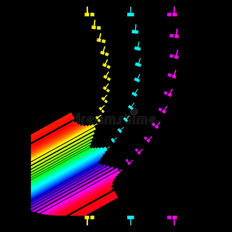 RETRO STYLE COMPUTER GAME , SPACE Ä°NVADERS Style, in Full RAÄ°NBOW ...
