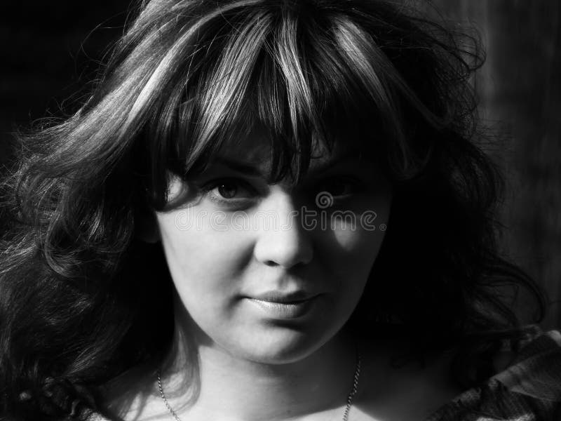 Retro-style girl portrait stock photo. Image of comb, glasses - 2367834