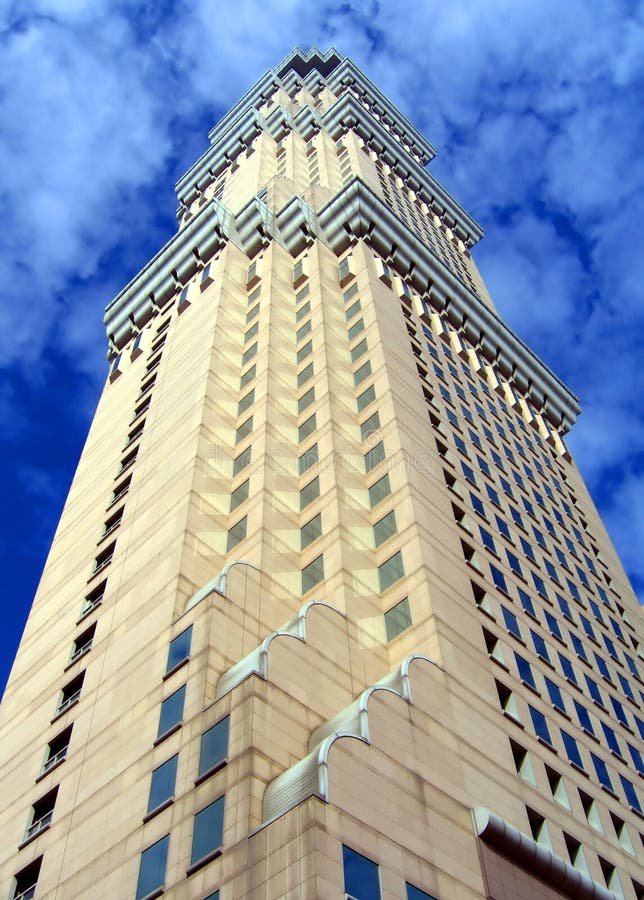 Retro Style High-rise stock image. Image of corners, blocks - 397057