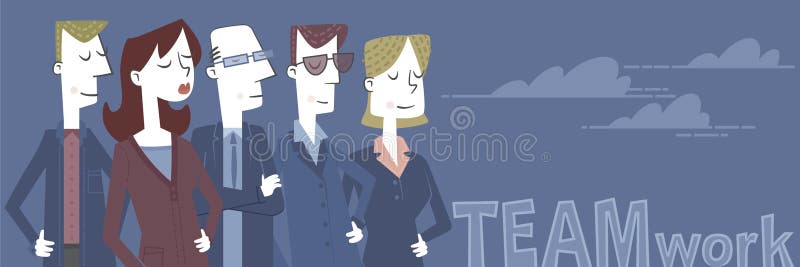 We do good teamwork stock vector. Illustration of success - 195251721