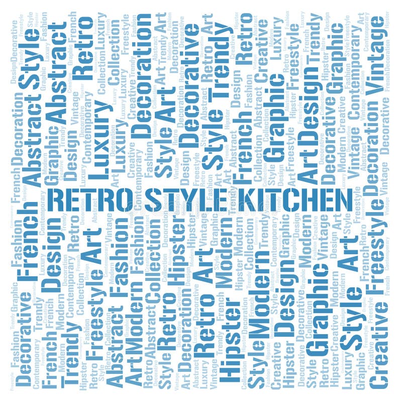 Kitchen Word Concepts Banner Stock Vector - Illustration of cooking ...