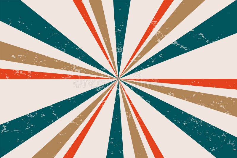 Retro Style Radial Stripe Line Abstract Background Stock Vector ...