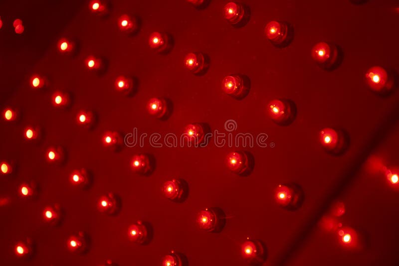 Retro Red Light Bulb on Wall Stock Image - Image of creative, culture ...