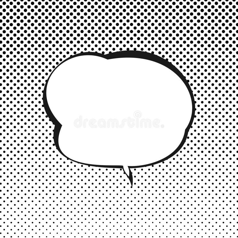 Retro Style Speech Bubble stock vector. Illustration of cloud - 84215221