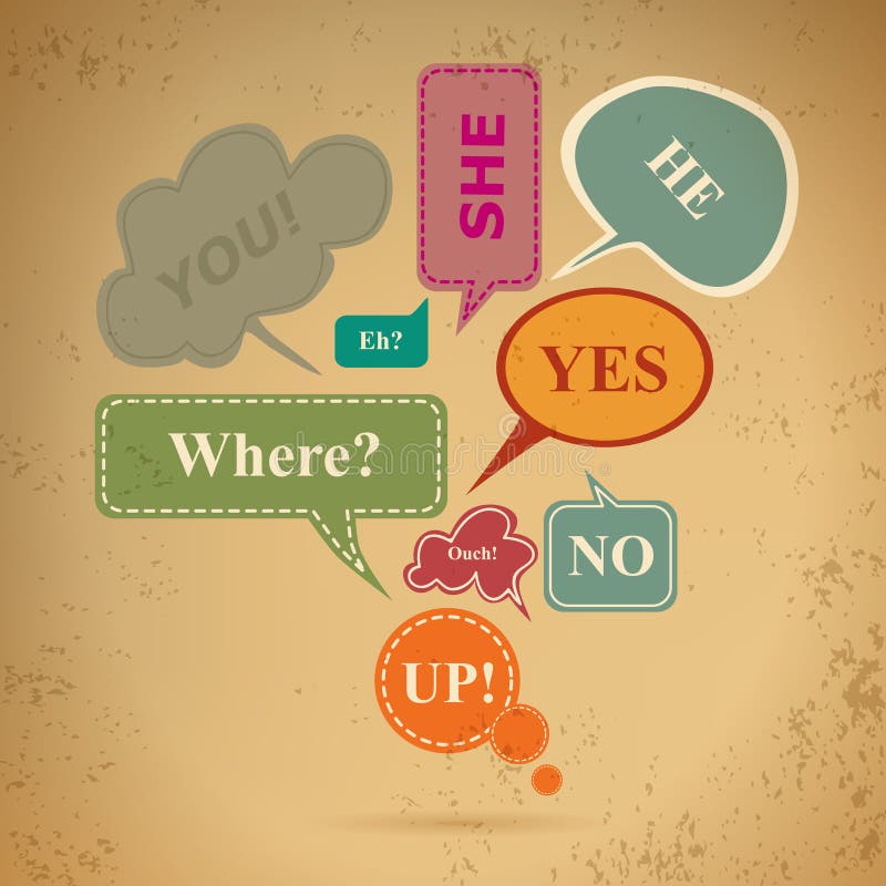 Interjections Stock Illustrations – 19 Interjections Stock ...