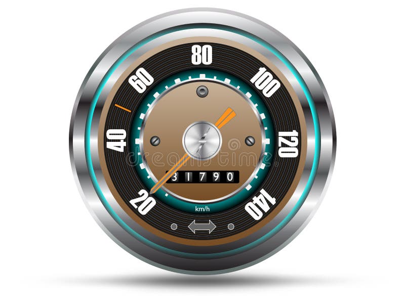 White Speedometer Racing Shield Stock Vector - Illustration of sport ...