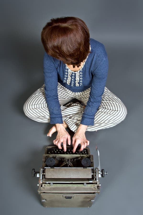 Retro Style Tipewriter for Touch System Stock Photo - Image of ...