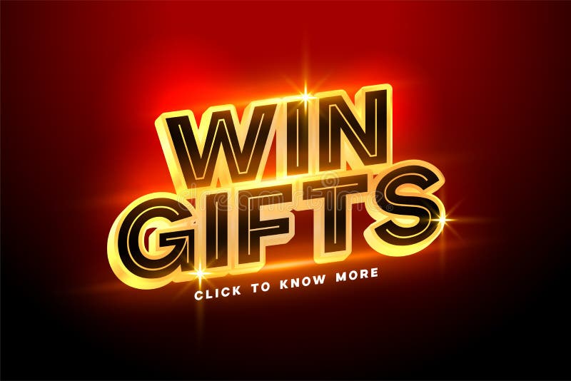Retro Style Win Gifts and Prizes Background Stock Vector - Illustration ...