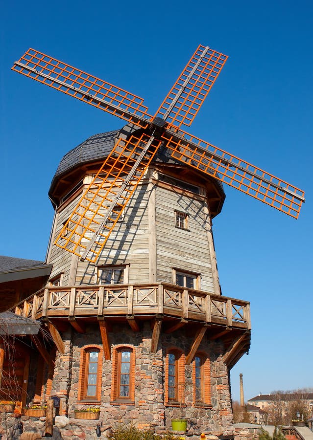 Retro style windmill stock photo. Image of propeller - 10931790