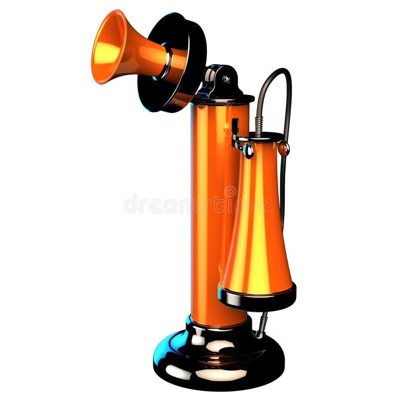 Classic phone stock illustration. Illustration of abstract - 981976