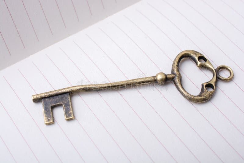 Retro Styled Golden Color Keys Stock Photo - Image of business, unlock ...