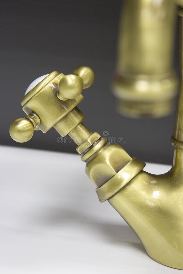 Retro-styled water tap stock photo. Image of white, retrostyled - 38171836