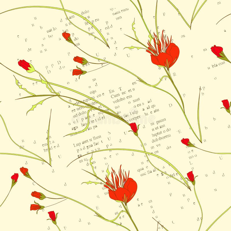 Stylized Wallpaper Leaves or Feathers Stock Vector - Illustration of ...