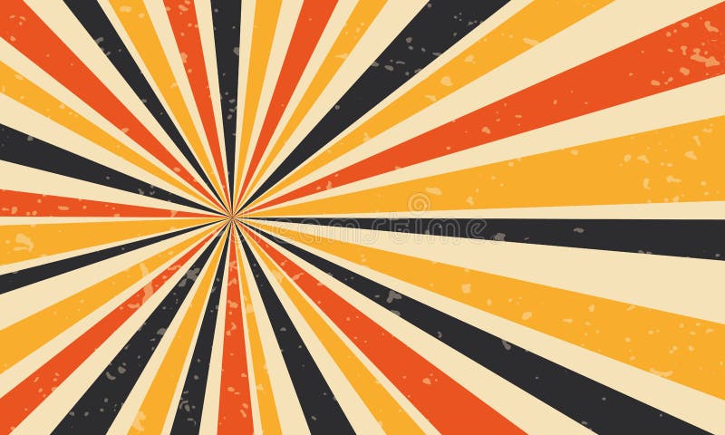 Retro Sun Background. Vintage Rays of the Sun Stock Vector ...