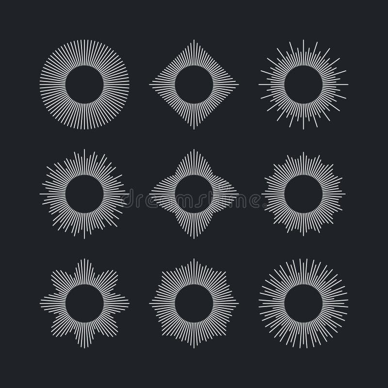 Sun Rays Badge Logo Stock Illustrations – 3,311 Sun Rays Badge Logo ...