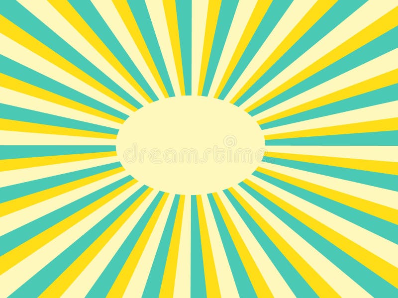 Retro sun rays vector stock vector. Illustration of abstract - 115652481