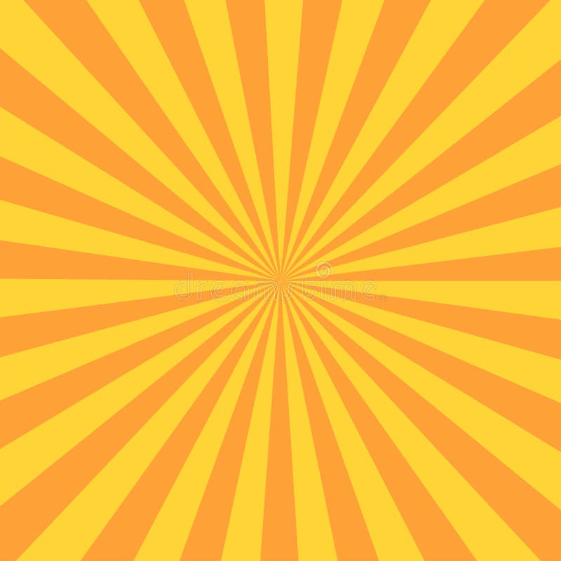 Retro Sunburst Ray in Vintage Style. Abstract Comic Book Background ...
