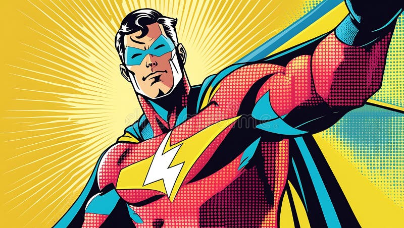 Costume Vintage Comic Book Vector Illustration Stock Illustrations ...