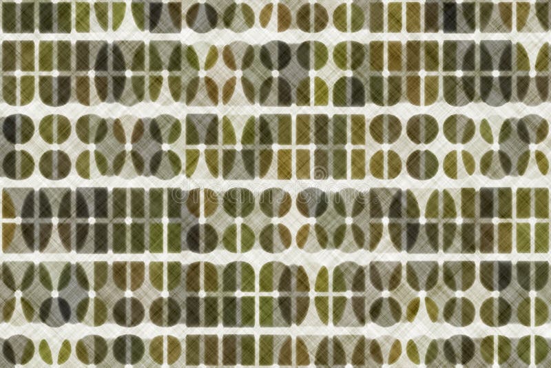 Retro Tablecloth Fabric Pattern with Geometric Shapes Stock Photo ...