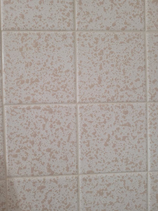 Retro Tan Splatter Pattern Bathroom Tile Stock Image - Image of textile ...