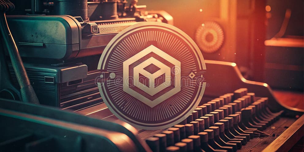 Retro Tech Logo Design a Nostalgic Look at Vintage Data Processing and ...