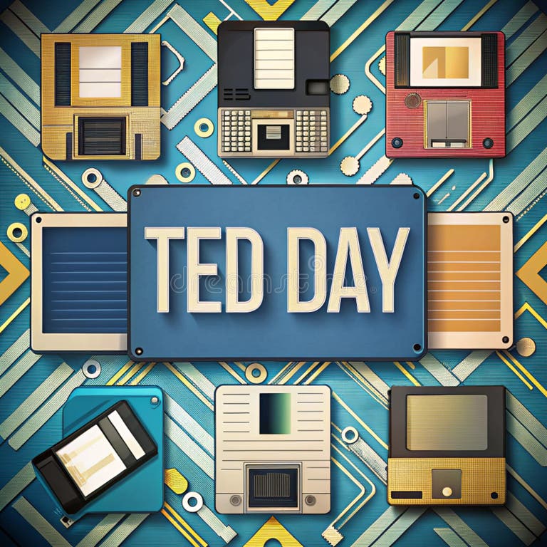 Retro Technology Celebrates TED Day. Various Vintage Computer ...