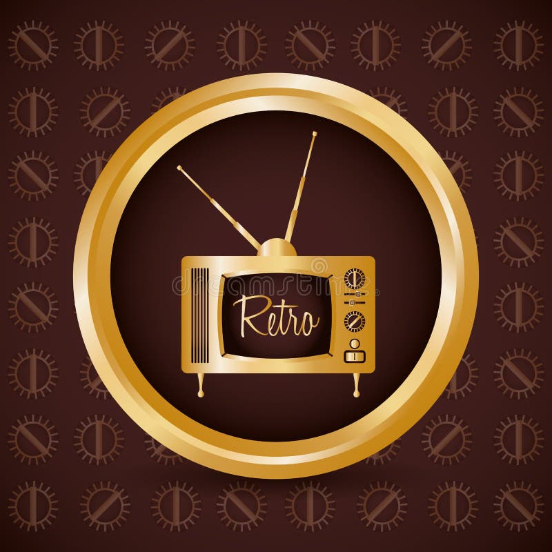 Retro technology design stock vector. Illustration of icon - 63733992