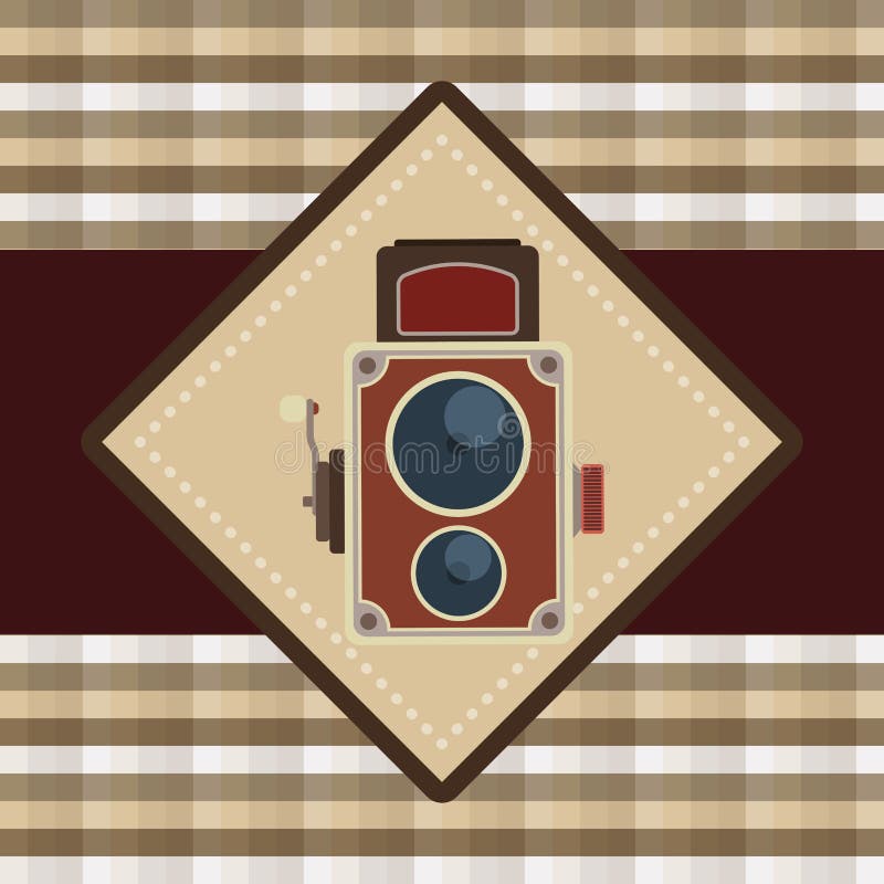 Retro technology design stock vector. Illustration of photographing ...