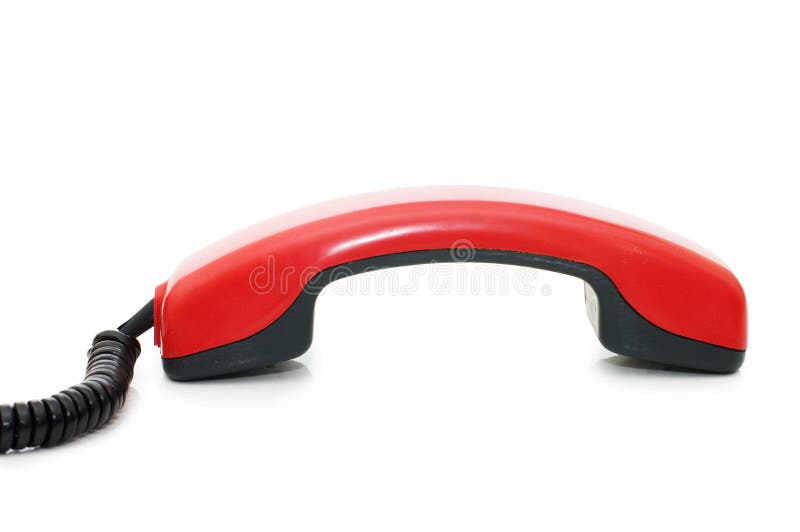 Red old telephone stock image. Image of dial, communication - 14676187
