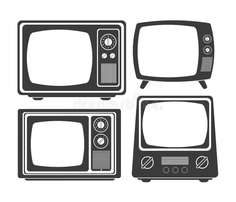 Retro television design stock vector. Illustration of style - 63074788